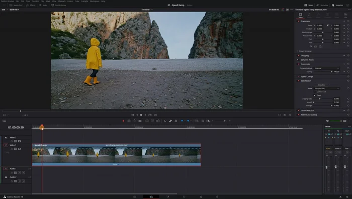 DaVinci Resolve Speed Ramps: Flüssige Geschwindigkeitswechsel im Video